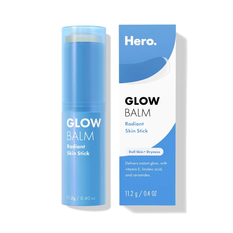 Hero Cosmetics Glow Balm Radiant Skin Stick – Instantly Gives Skin a ...