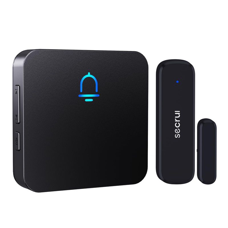 SECRUI Door Chime, Wireless Door Chimes When Door Open Entry for ...