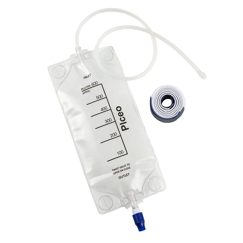 Depot with Clear 600ml Drainage Bag, Twist Drain Valve, 24 Inch Tubing ...