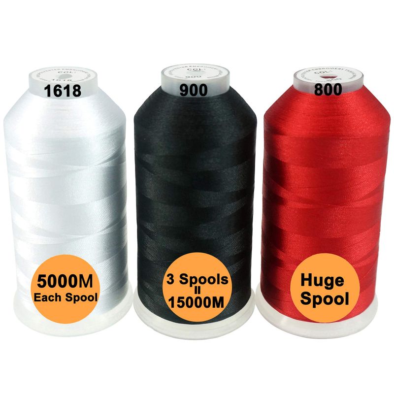 New brothreads - 40 Options- Various Assorted Color Packs of Polyester ...