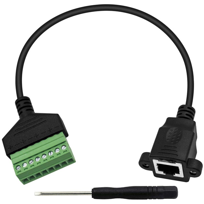 Poyiccot RJ45 LAN Cable, RJ45 Extension Cable, RJ45 Extension Threaded ...