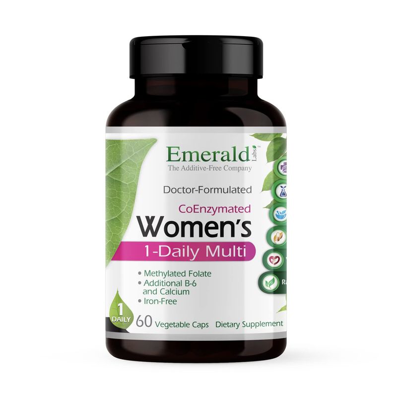 EMERALD LABS Women's 1-Daily Multi - Multivitamin for Women - Includes ...