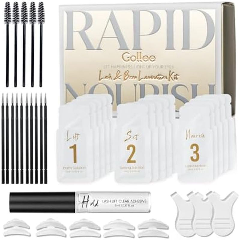Lash Lift Kit Brow Lamination Kit, 2-In-1 New Pro Version, Instant DIY ...