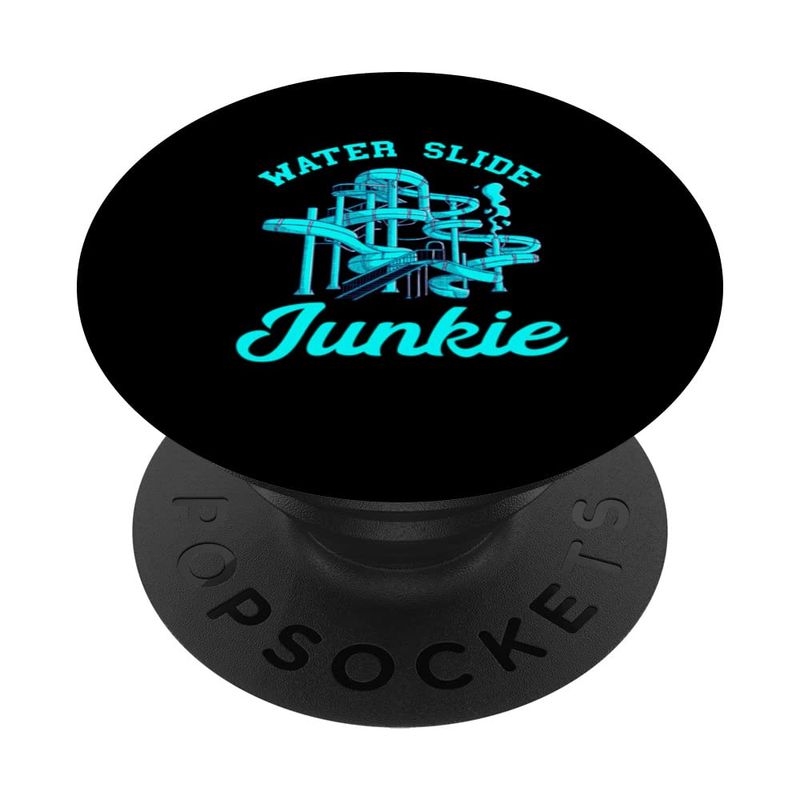 Water Slide Junkie Waterslides Water Slide Lover Aqua Park PopSockets ...
