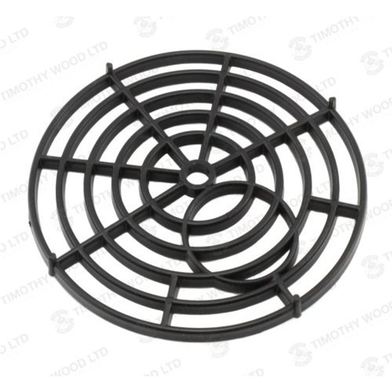 Black Round 7" 175mm Stadium Plastic Drain Grate Gully Grid Cover ...