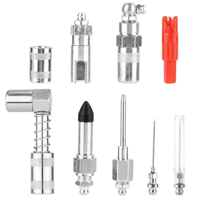 8pcs Grease Needle Accessory Set, Grease Injector Needle Nozzle ...