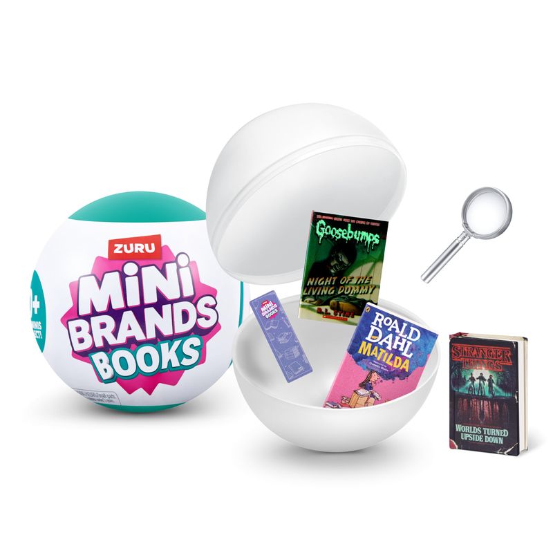 Mini Brands Books Capsule by ZURU Real Miniature Book Brands ...