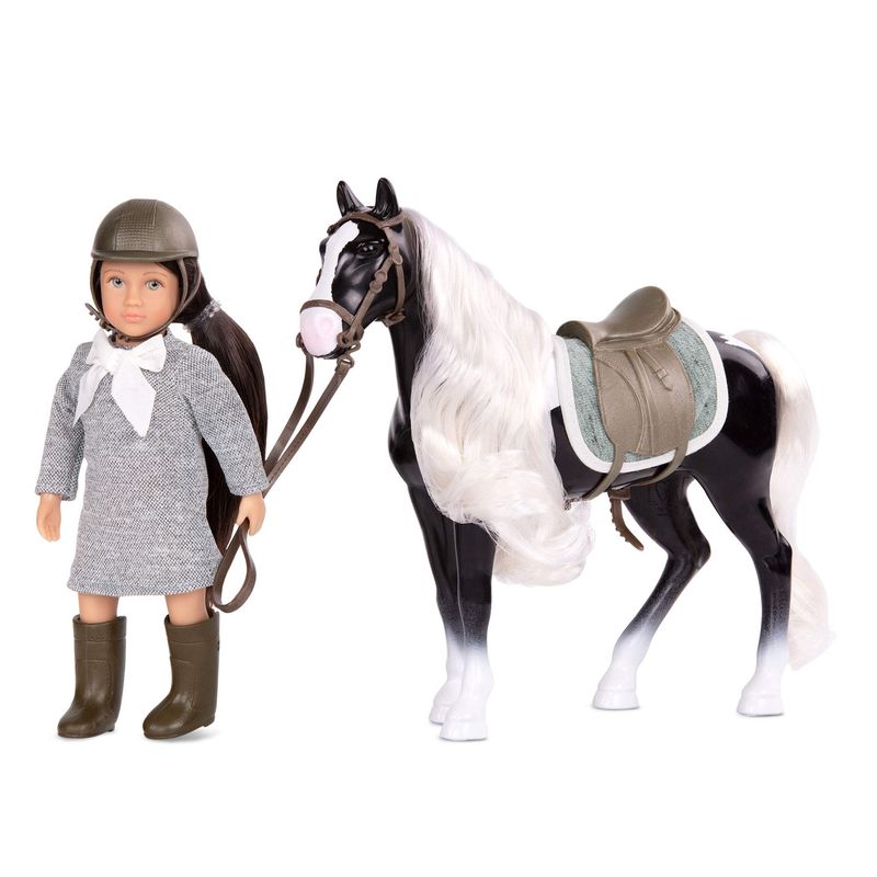 Lori Dolls – Mini Doll & Toy Horse – Small 6-inch Doll & Gypsy Vanner ...