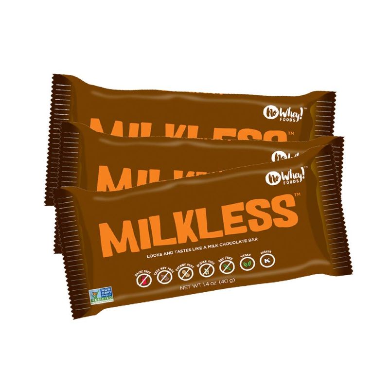 Vegan, Gluten Free, Nut Free | Milkless Chocolate Bars (3 Pack) | Dairy ...