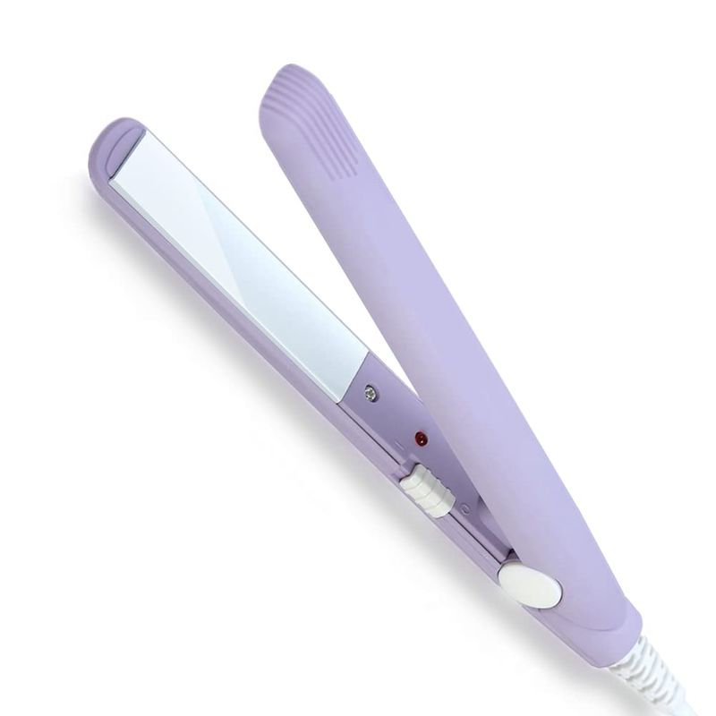 Hair Straightener, 2 in 1 Mini Ceramic Tourmaline Flat Iron for Short ...