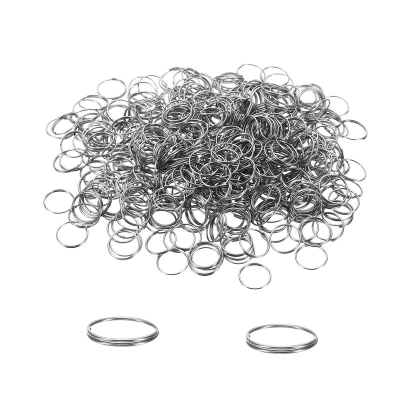 PATIKIL 11mm/0.43" OD Mini Split Rings, 1000Pcs 304 Stainless Steel ...