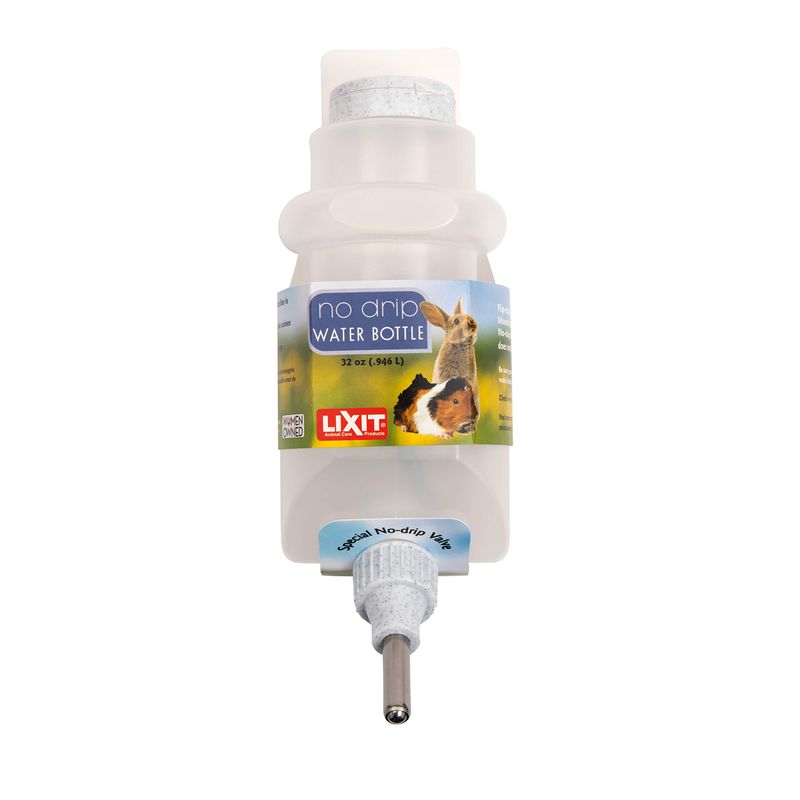 Lixit Top Fill No Drip Water Bottles for Rabbits, Ferrets, Hamsters ...