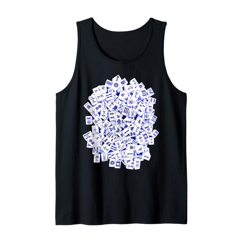 Blaue Mah Jong-Steine, Mah Jongg, Mahjong-Spielsteine Tank Top - Online ...