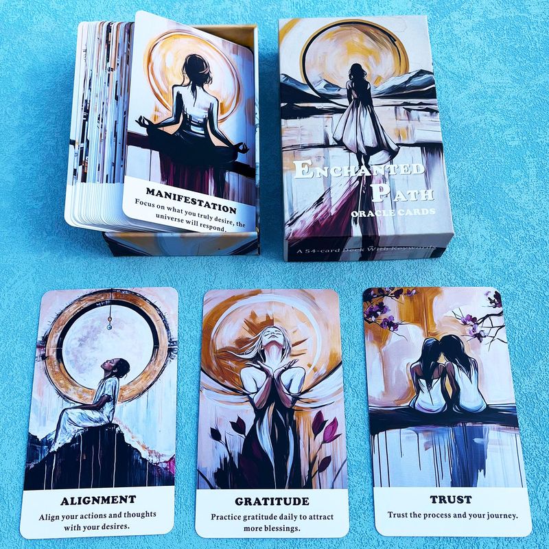 EMPATHSOUL The Enchanted Path Oracle Cards, Oracle Cards for Beginners, Self Love and Spiritual ...