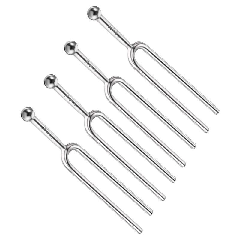 A440 Tuning Forks, 4 Pack Stainless Steel Tuning Fork, Standard A 440 ...