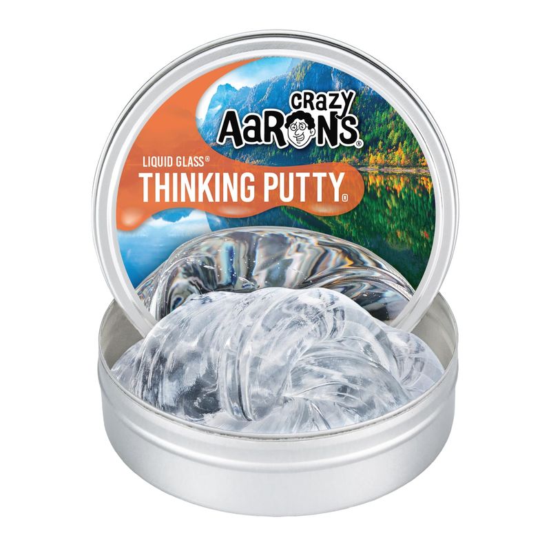 Crazy Aaron's Liquid Glass Thinking Putty 4 Inch Tin (3.2 oz) - See ...
