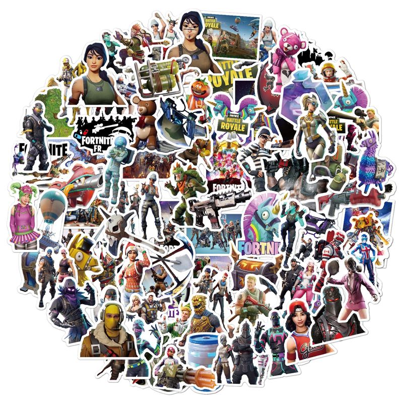 100 Fortnite Aufkleber, Wasserfeste Vinyl Stickers für DIY Dekoration ...