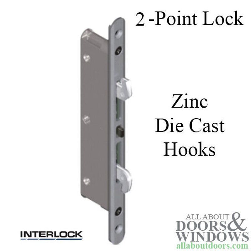 Interlock Sliding Door Two Point Mortise Lock Zinc Die Cast Hook ...