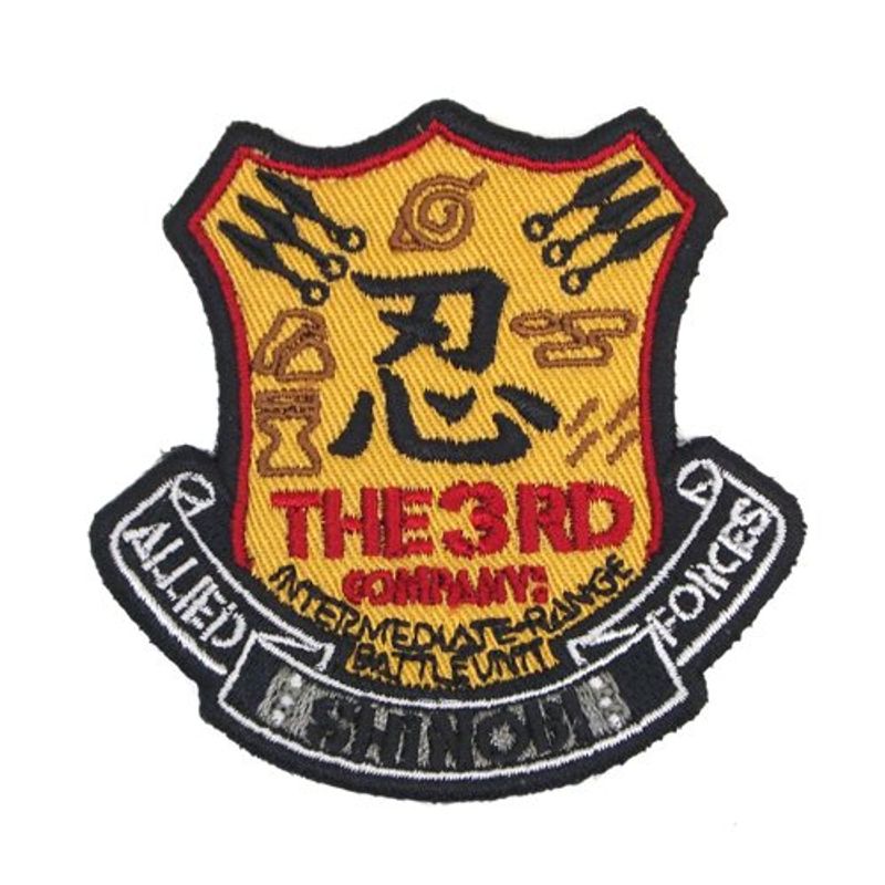 Naruto – Naruto – Shippuden Shinobi Union Army 3 ND Forces Patch ...