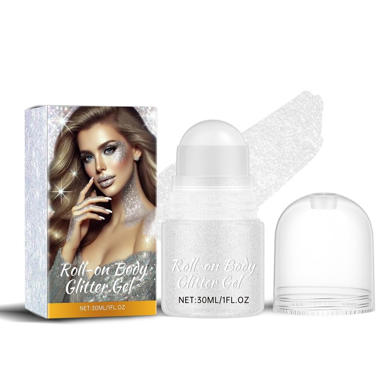 Roll-On Body Glitter Gel, Body Glitter Gel, Glitter Body Stick ...