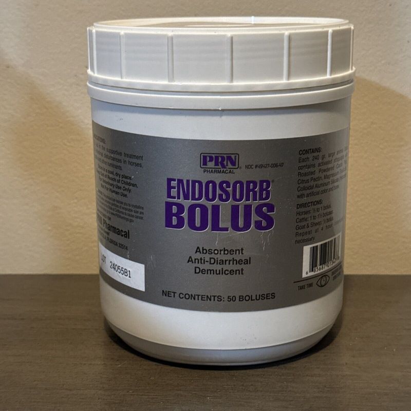 Endosorb Bolus Anti-Diarrheal Tablets for Horses, Cattle, Goat, & Sheep ...
