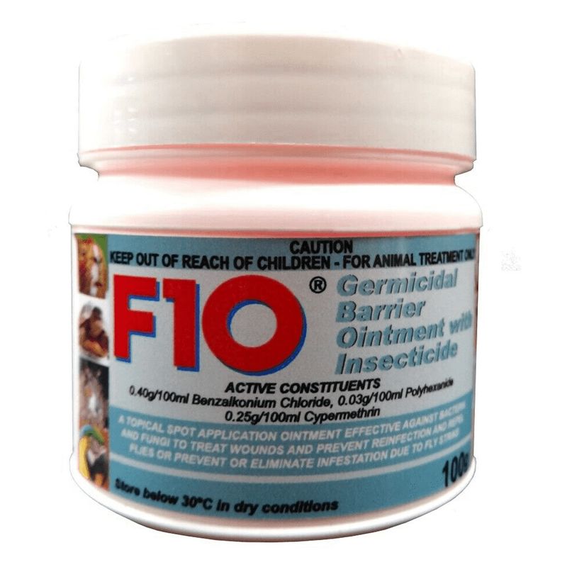 F10 Barrier Cream Ointment 100g Pet Insecticide Antibac Wound Fungal ...