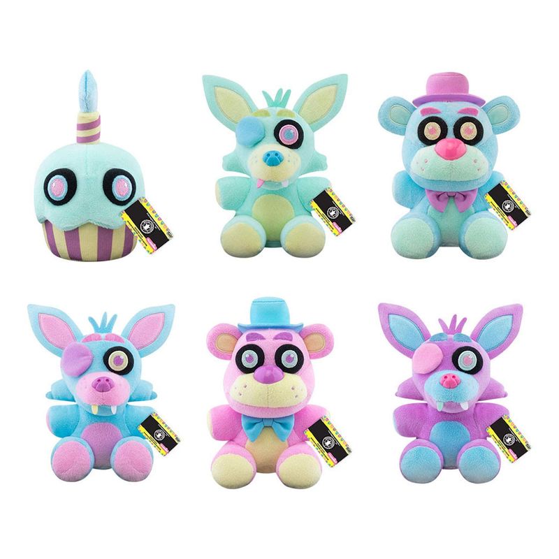 Funko FNAF Spring Pastel Colorway Plush Set of 5 - Cupcake, Foxy ...