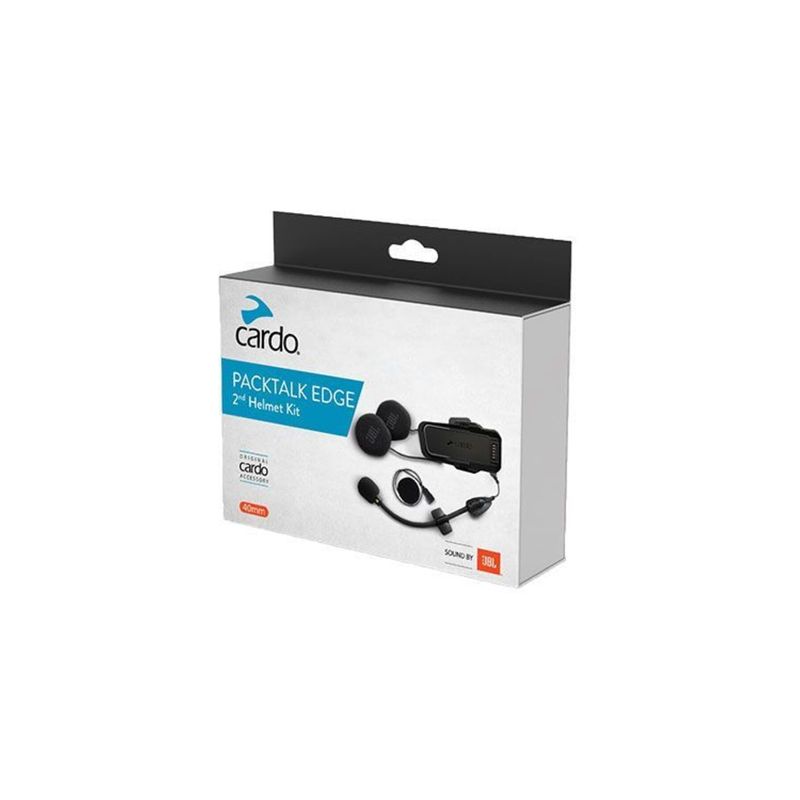 Cardo Unisex Packtalk Edge 2nd Helmet, Black, 2ND Helmet (JBL) KIT ...