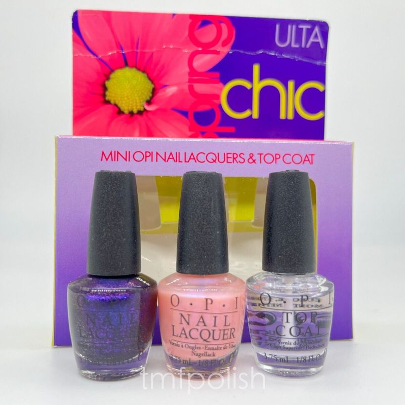 New in Box OPI Mini Spring Chic Nail Polish Set of 3 - Online ...