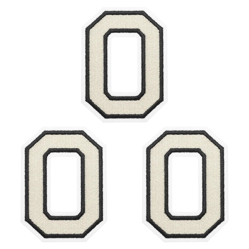 PATIKIL Iron on Numbers Patches, 3 Pack Chenille Number Patches ...