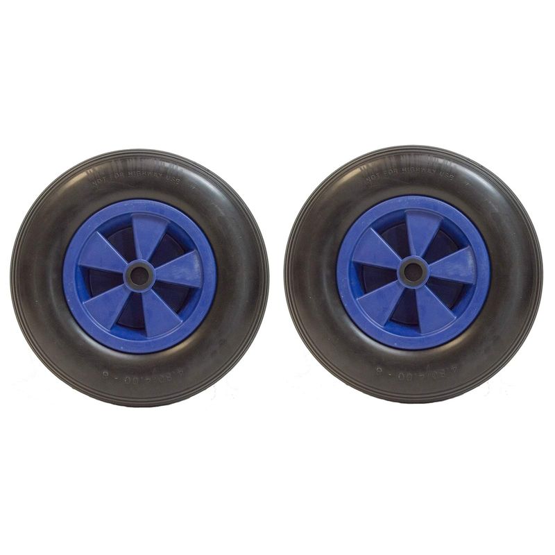 leisure MART A pair of Launch trolley pneumatic wheels for boat ...