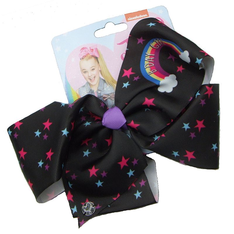 Jojo Siwa Signature Black Birthday Girl JoJo Bow Happy Birthday Bow ...