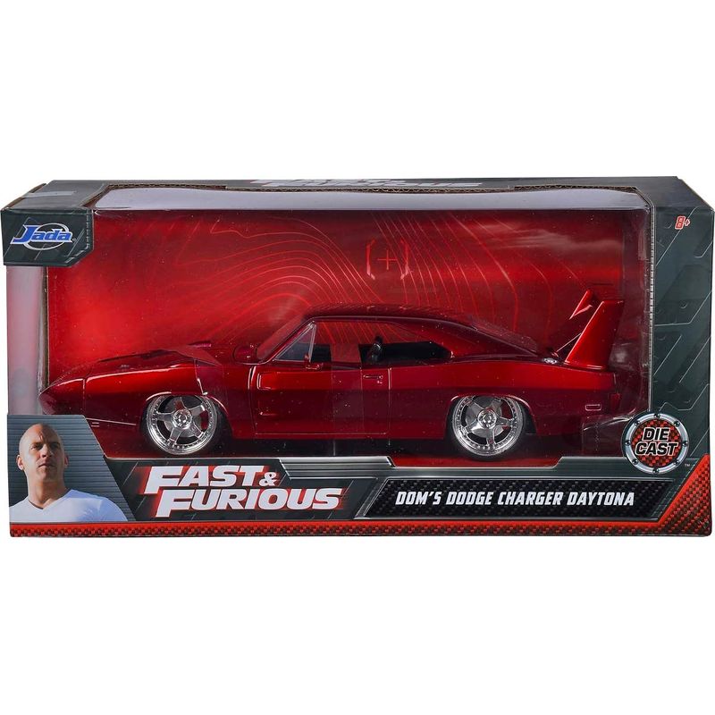 Jada Toys Fast & Furious Dom's Dodge Charger Daytona DIE-CAST Car, 1: ...