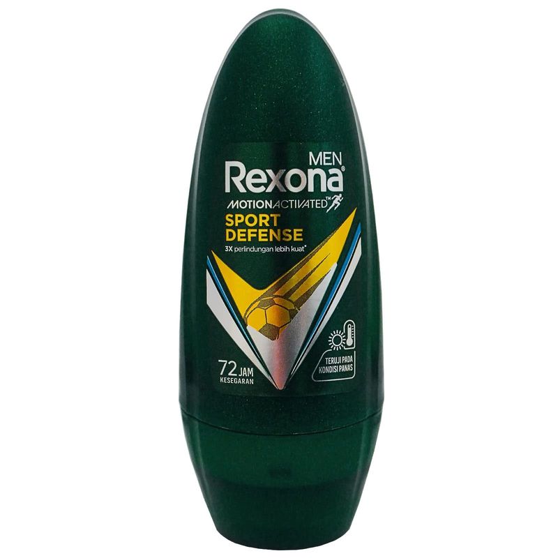 Rexona Lexona Men's Antiperspirant Deodorant Roll On Sport DEFENSE ...