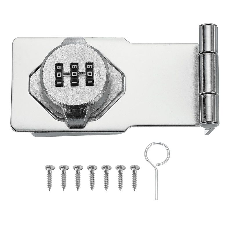 sourcing map Password Rotary Hasp Locks, Mechanical Cabinet Combination ...