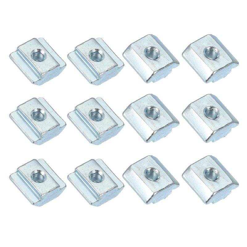 PATIKIL M5 Sliding t Nuts, 12 Pcs Hammer Head Fastener Nut Thread t ...