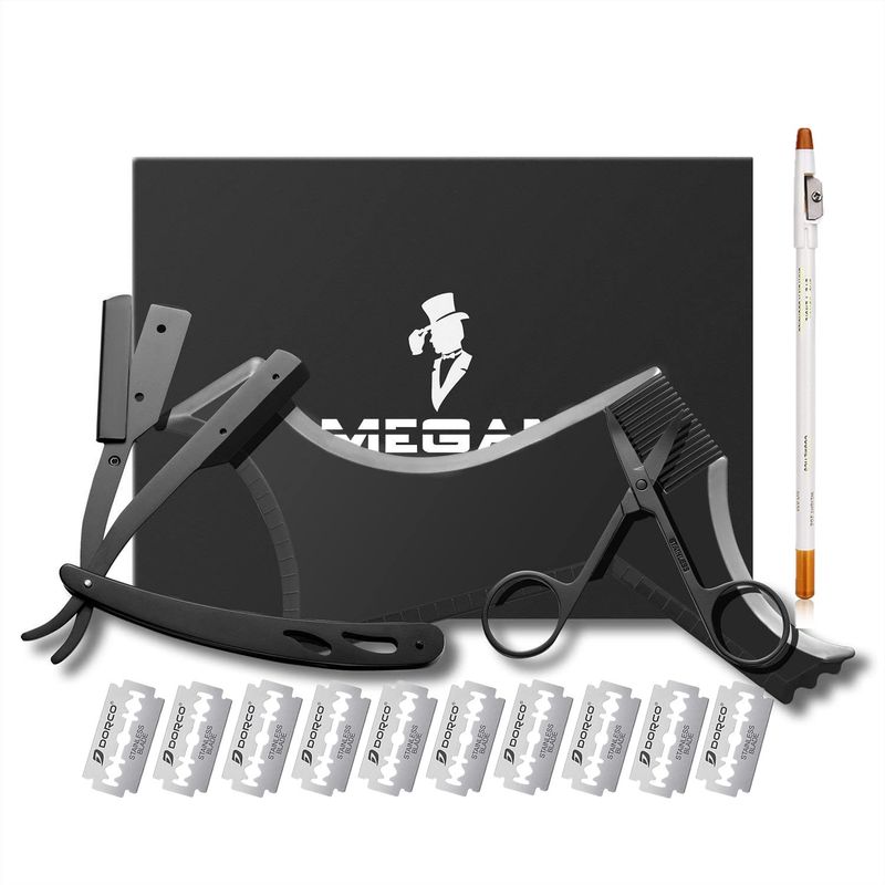 Megan beard shaping tool,5 piece set beard shaper - include ...