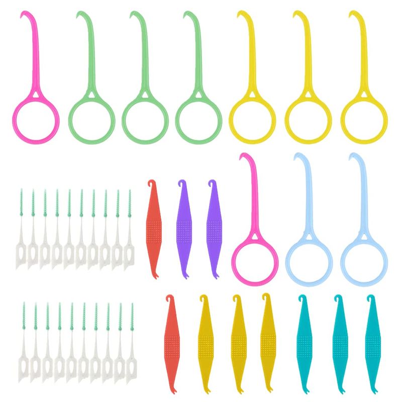 40 pcs Aligner Removal Tool + Braces Rubber Band Tool + Interdental ...