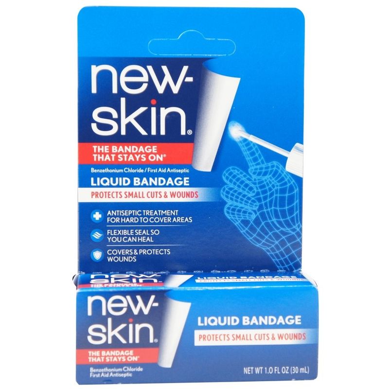 New-Skin First Aid Antiseptic Liquid Bandage 1 fl oz - Online ...