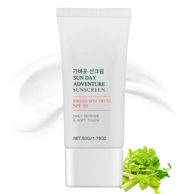 Korean Sunscreen SPF 50, Face Sunscreen with Broad Spectrum UV ...