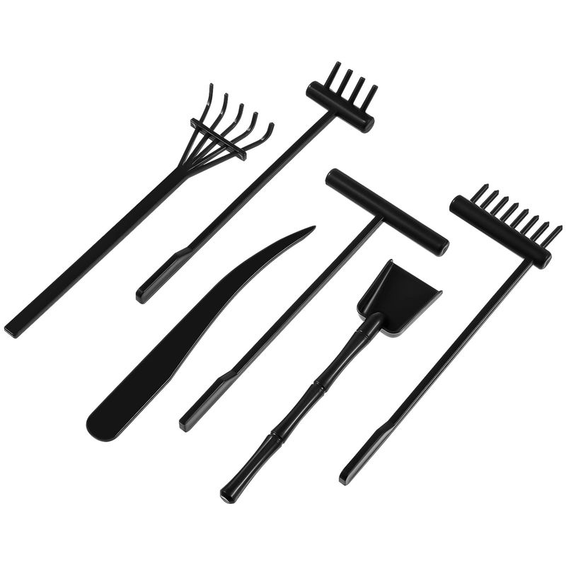 TOYANDONA 6 Pieces Zen Rake Mini Zen Garden Rake Meditation Sand Zen ...