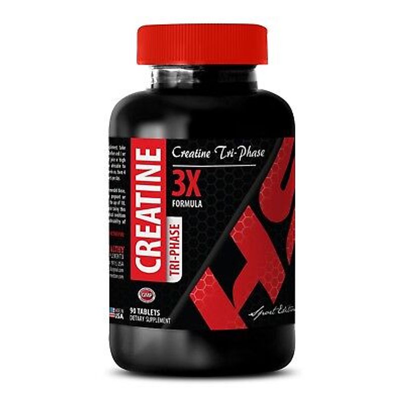 muscle growth - CREATINE TRI-PHASE - creatine caps - 1 Bottle (90 ...