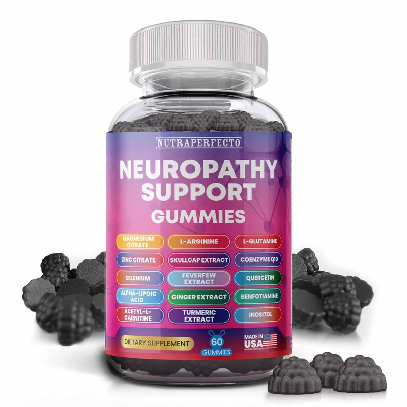 Sugar Free Neuropathy Support Gummies for Nerve Relief – Enhanced Nerve ...