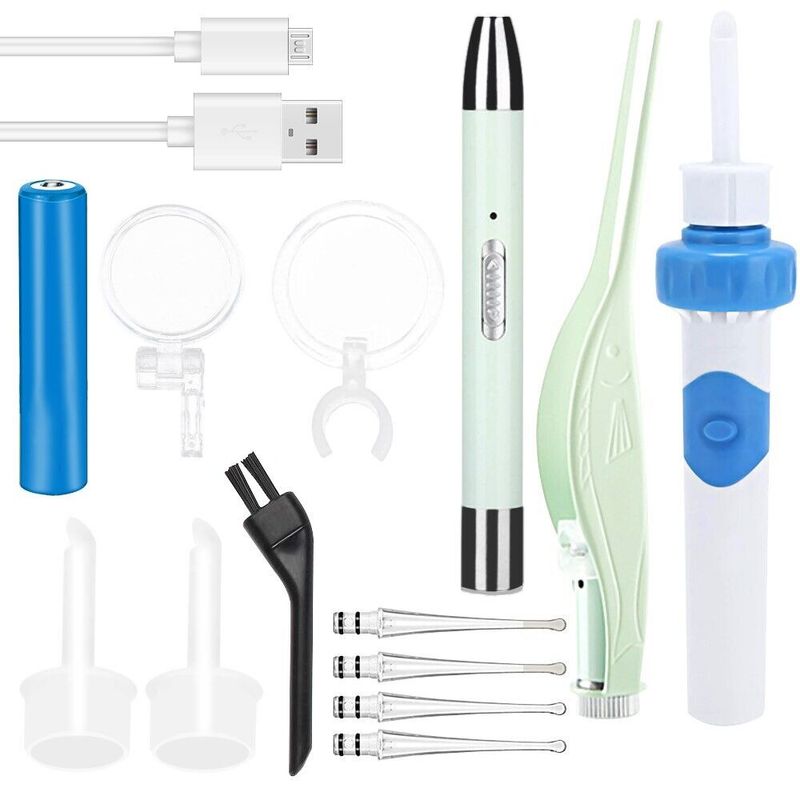 Electric Ear Pick Ear Wax Painless Cleaning Cleaner Device Removal ...
