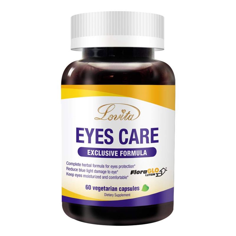 Lovita Eyes Care, Eye Vitamins with Clinically Proven FloraGLO Lutein ...