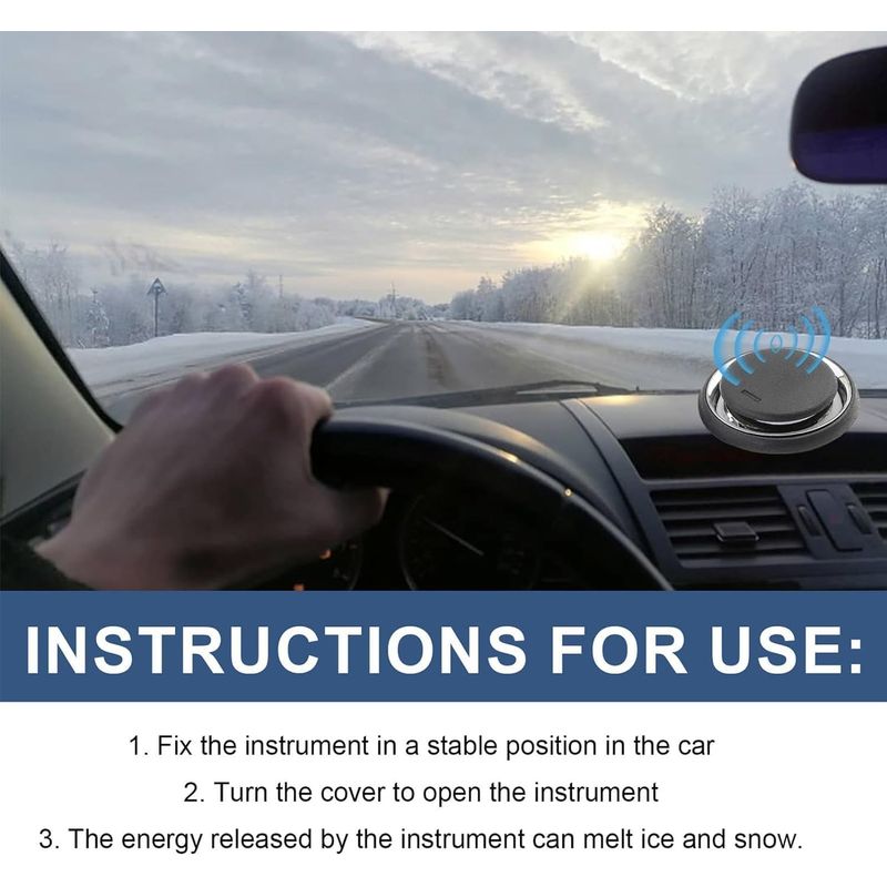 Set of 6 Car Windshield Deicer Deicer Snow Removal Winter Anti-Frost ...