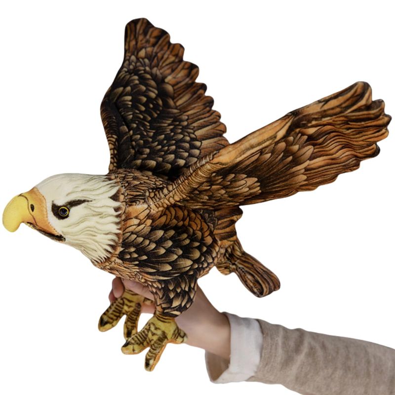 POPOTATO Realistic Eagle Plush - 11.8'' Eagle with Spread Wings Stuffed ...