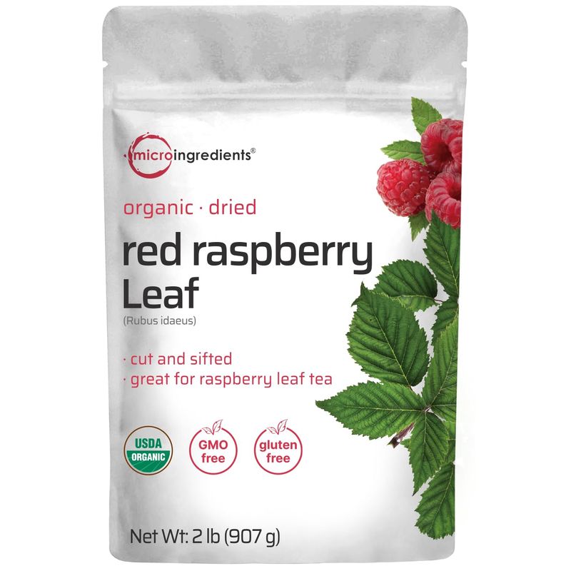 Organic Dried Raspberry Leaf Tea, 2lbs | Refills up to 907 Tea Bags ...