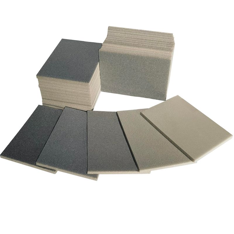 SACKORANGE 30 PCS 400-3000 Grit Hand Sanding Sponge Set, Ultra Fine ...