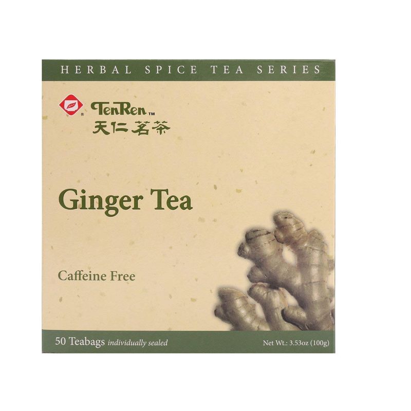 Ten Ren Ginger Tea, Individually Sealed, 50 Teabags - Online ...